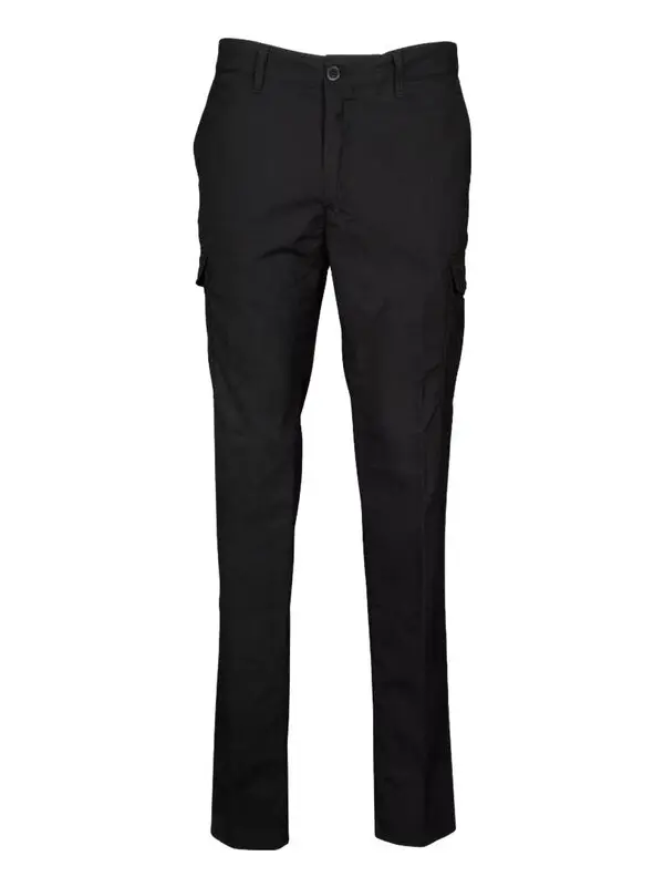 Karl Lagerfeld Straight-leg Cargo Trousers - Black