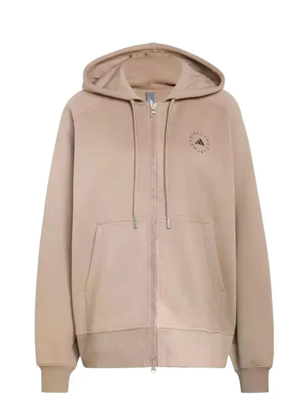 Adidas By Stella McCartney Zip Hoodie - Neutrals