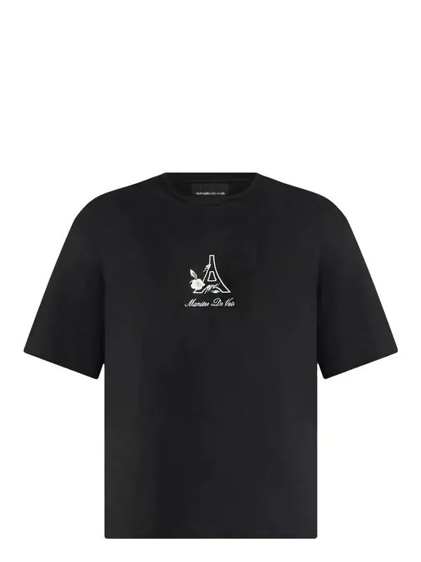 Manière De Voir Eiffel T-shirt - Black