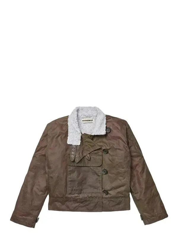 KERNE.MILK Pilot Jacket - Brown