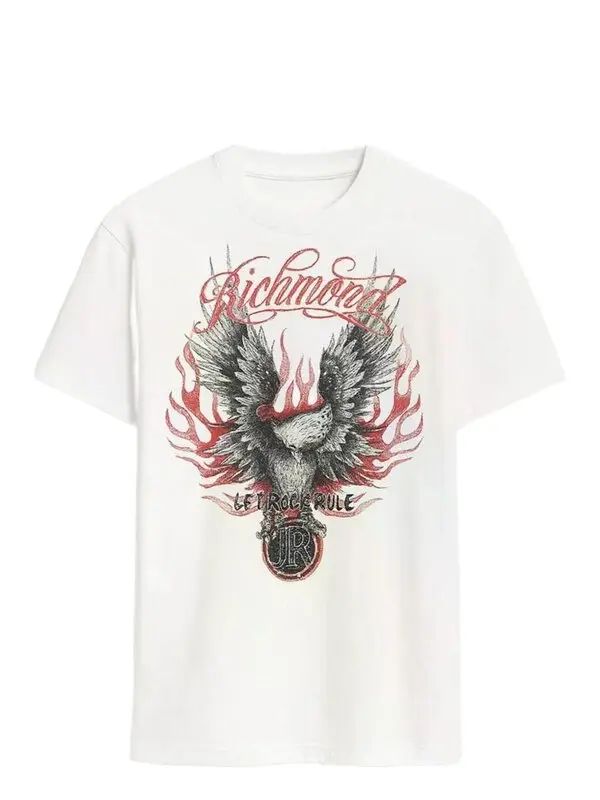 John Richmond Graphic-print T-shirt - White