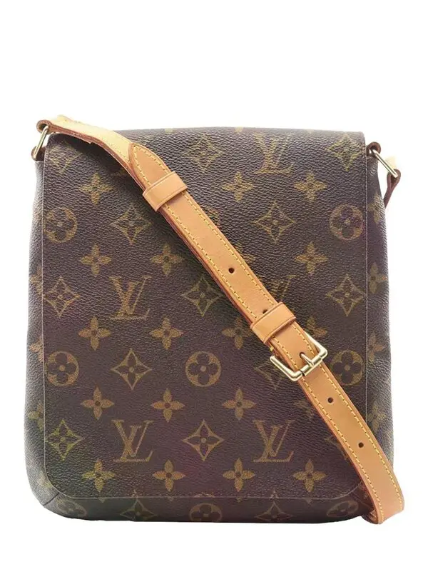 LOUIS VUITTON 2000 Monogram Musette Salsa Pm - Brown