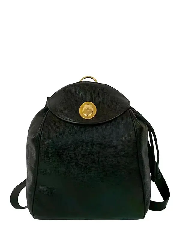 Dior 2013-2025 Grained Leather Backpack - Black