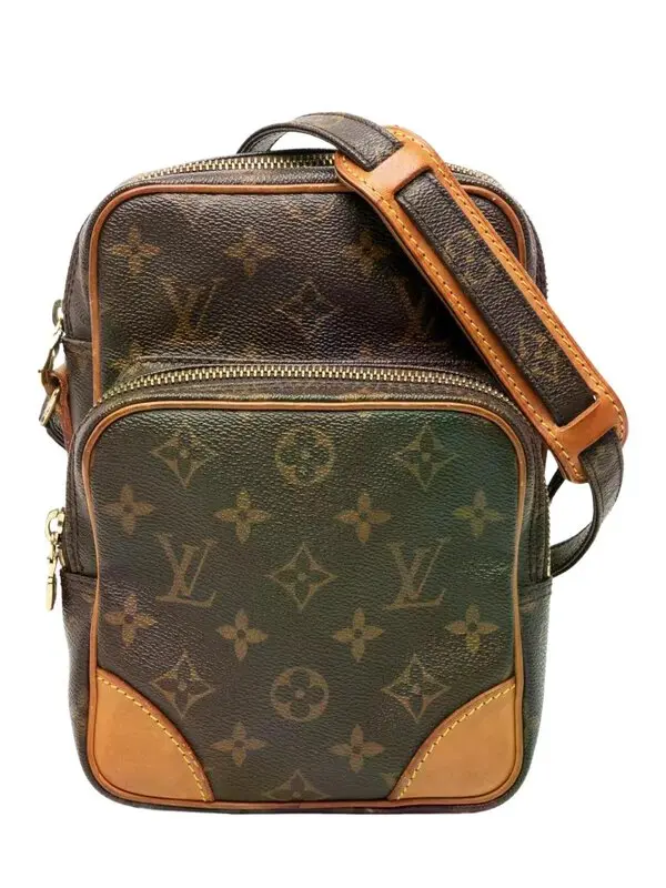 LOUIS VUITTON 2001 Monogram Amazone Crossbody Bag - Brown