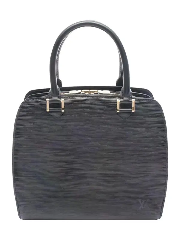 LOUIS VUITTON 1998 Epi Pont Neuf Handbag - Black