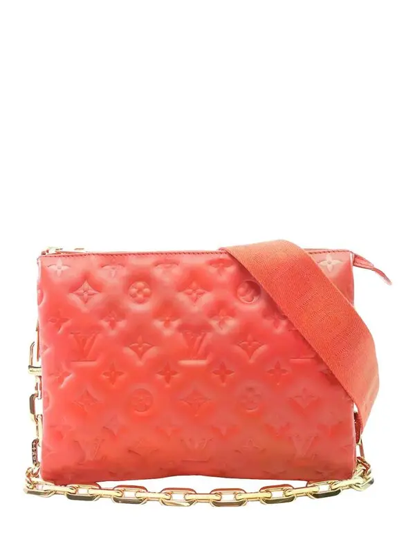 LOUIS VUITTON Monogram Empreinte Coussin Pm Crossbody Bag - Red