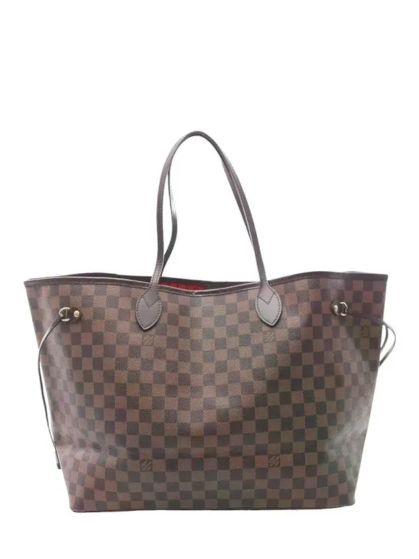LOUIS VUITTON 2011 Damier Ebene Neverfull Gm Tote Bag - Brown