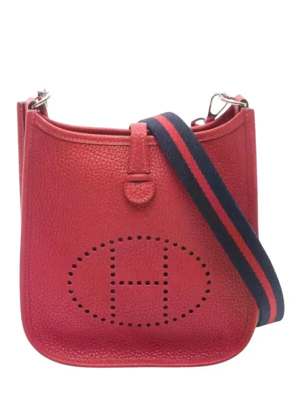 Hermès 2015 Clemence Evelyne Tpm Crossbody Bag - Red