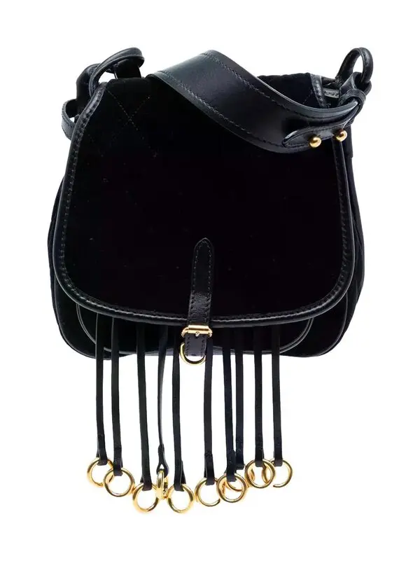 Prada Impuntu Velluto Corsaire Crossbody Bag - Black