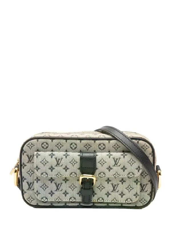 LOUIS VUITTON 2002 Monogram Mini Lin Juliette Mm Crossbody Bag - Grey