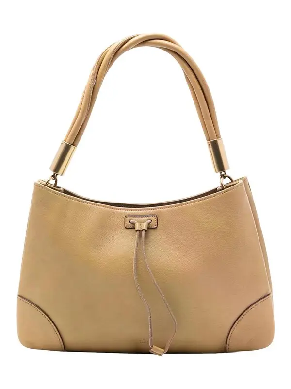 Gucci Leather Drawstring Shoulder Bag - Brown