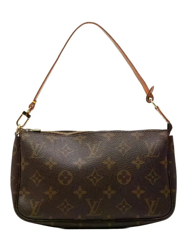 LOUIS VUITTON 1999 Monogram Pochette Accessoires - Brown