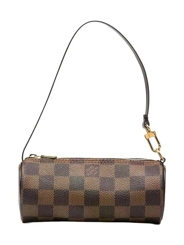 LOUIS VUITTON Damier Ebene Papillon Pochette Handbag 1990-2020 - Brown