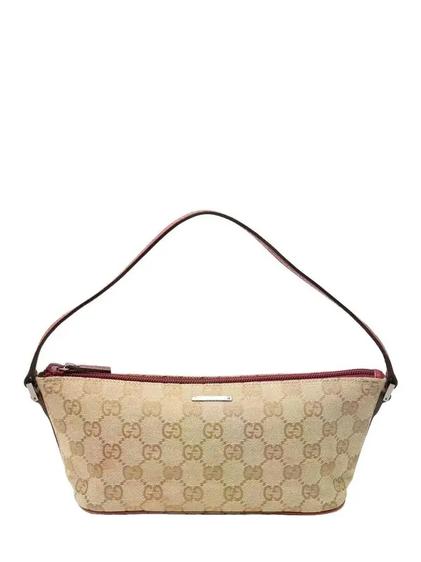 Gucci Gg Canvas Boat Shoulder Bag - Brown