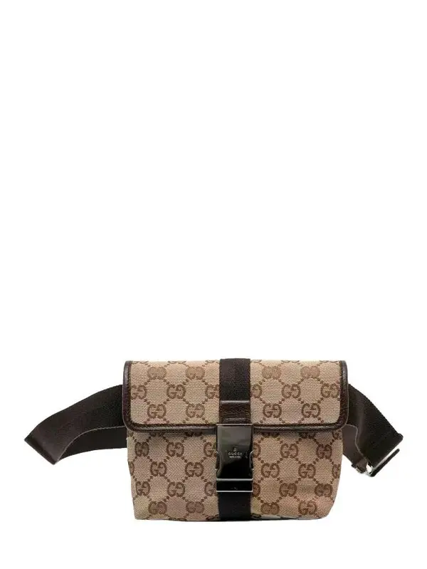 Gucci 2000-2015 Gg Canvas Belt Bag - Brown