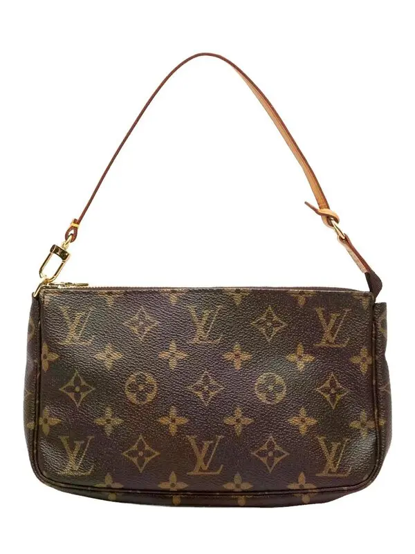 LOUIS VUITTON 2005 Monogram Pochette Accessoires - Brown