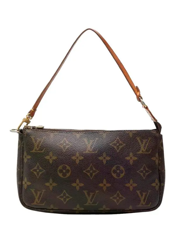LOUIS VUITTON 2002 Monogram Pochette Accessoires - Brown