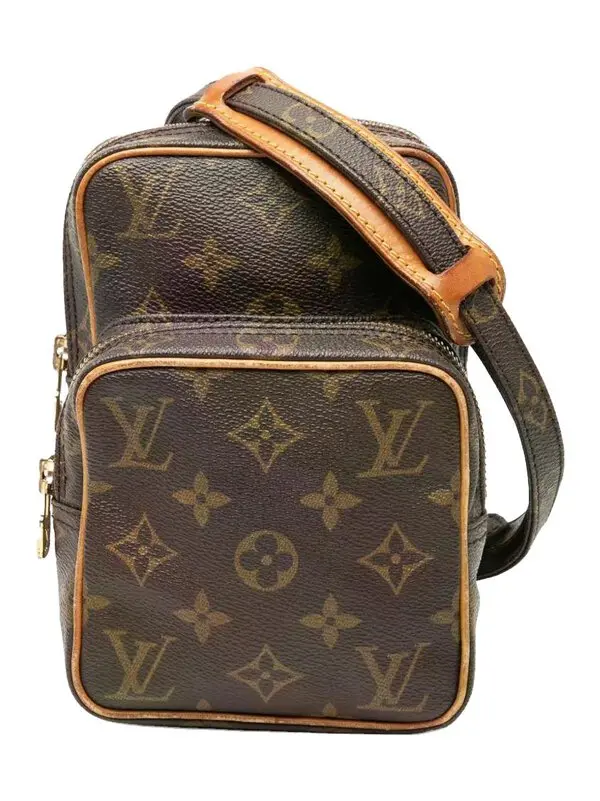 LOUIS VUITTON 1990 Monogram Mini Amazone Crossbody Bag - Brown