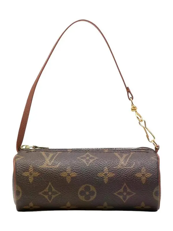 LOUIS VUITTON 1990-2010 Monogram Papillon Pochette - Brown