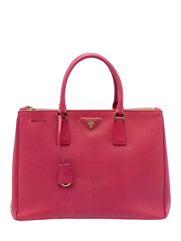 Prada Large Saffiano Lux Galleria Satchel - Pink