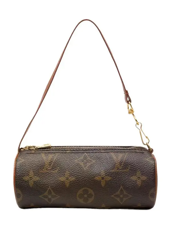 LOUIS VUITTON Monogram Papillon Pochette - Brown