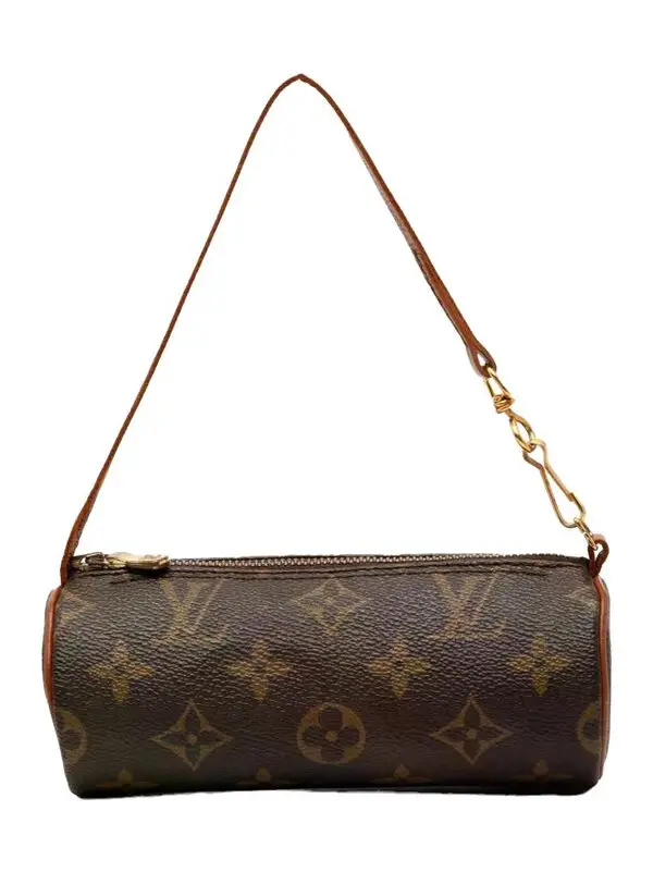 LOUIS VUITTON 1990-2010 Monogram Papillon Pochette - Brown