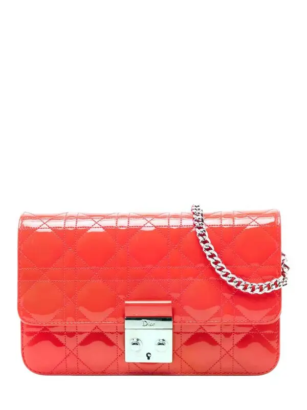 Dior 2016 Cannage Miss Promenade Crossbody Bag - Red