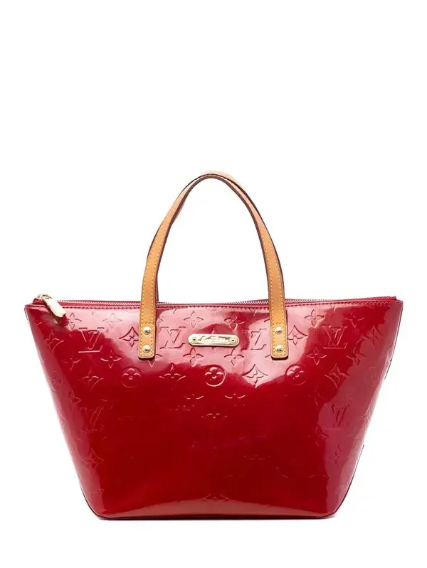 LOUIS VUITTON 2000-2010 Monogram Vernis Bellevue Pm Tote Bag - Red