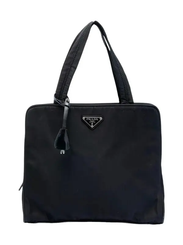 Prada 2000-2013 Tessuto Handbag - Black