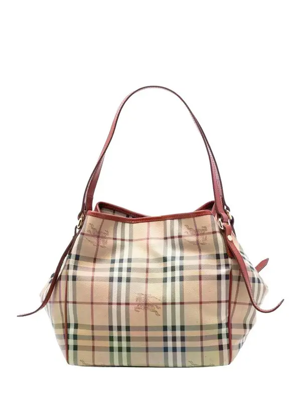Burberry Haymarket Check Canterbury Tote Bag - Brown