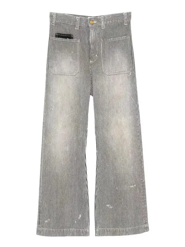 KAMIYA Striped Jeans - Grey