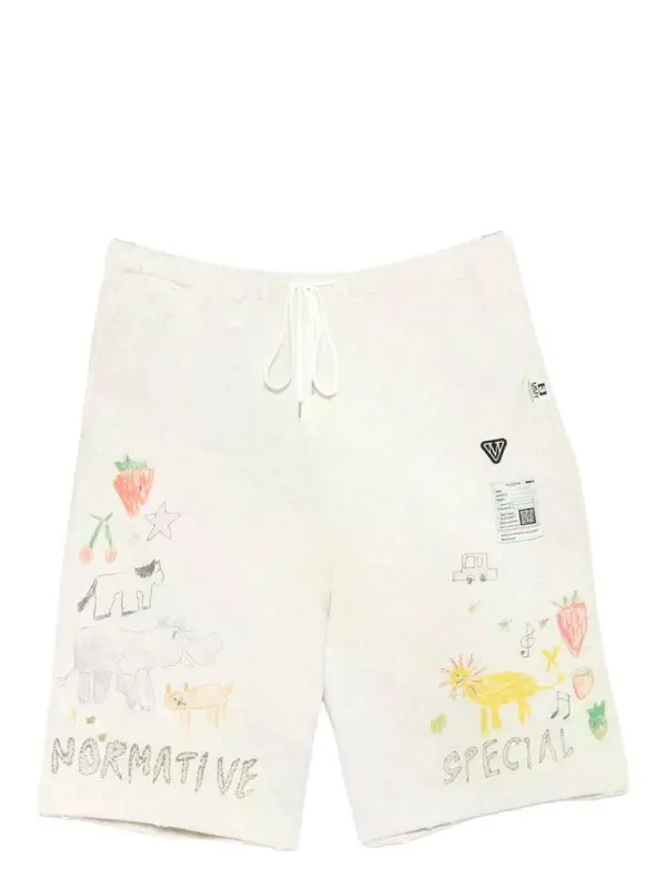 Mihara Yasuhiro Drawstring Shorts - Neutrals
