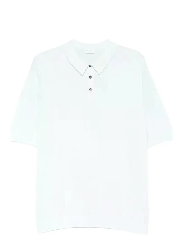 04651 / A TRIP IN A BAG Buttoned Polo Shirt - Blue
