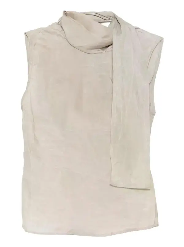 Our Legacy Sleeveless Cowl-neck Top - Grey