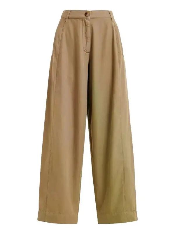 Essentiel Antwerp Wide-leg Trousers - Brown