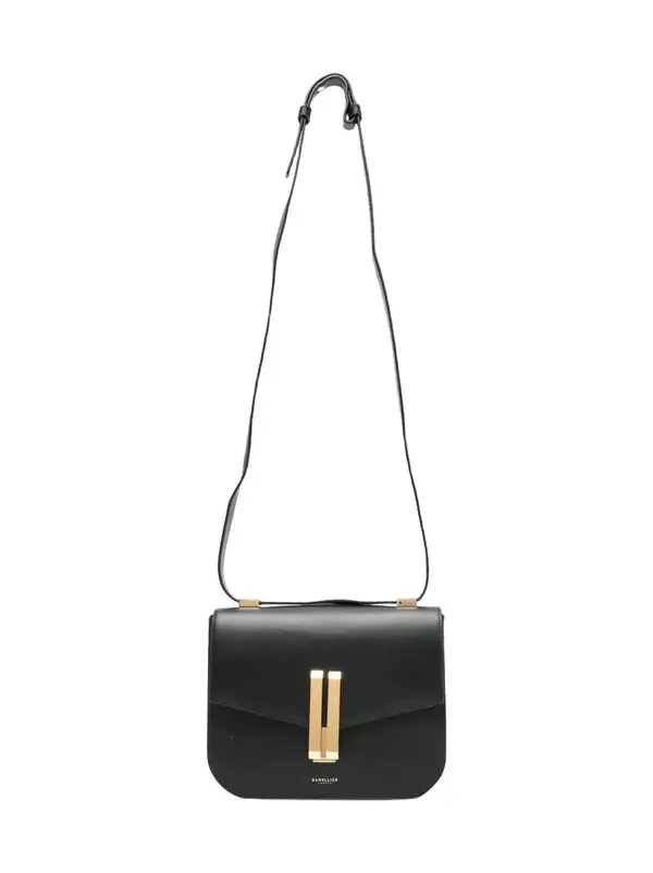 DEMELLIER Vancouver Leather Crossbody Bag - Black