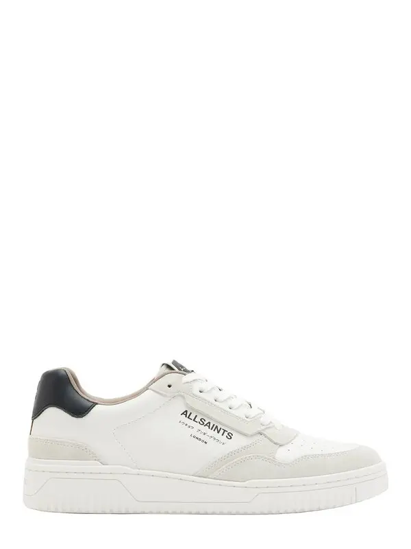 ALLSAINTS Regan Low Top Sneakers - Chalk White/black