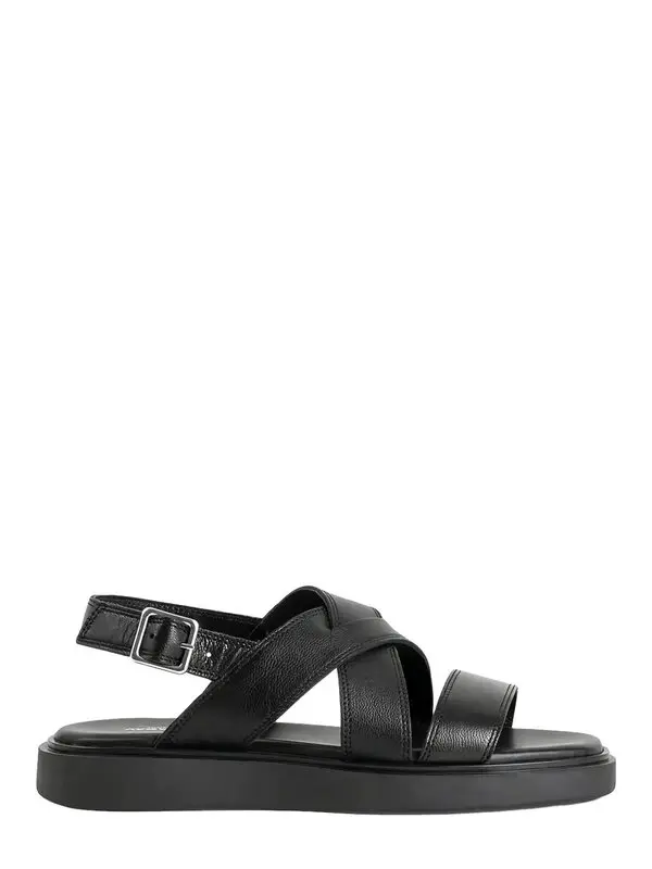 VAGABOND SHOEMAKERS Crossover Leather Sandals - Black