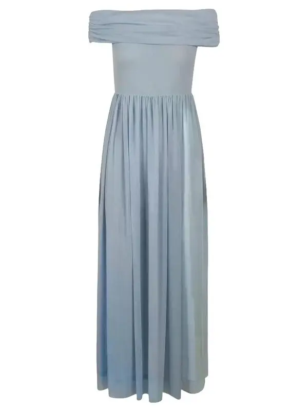 ROTATE BY BIRGER CHRISTENSEN Asymmetric Maxi Dress - Blue