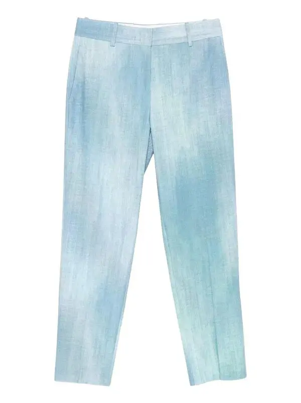 Ermanno Scervino Straight Trousers - Blue