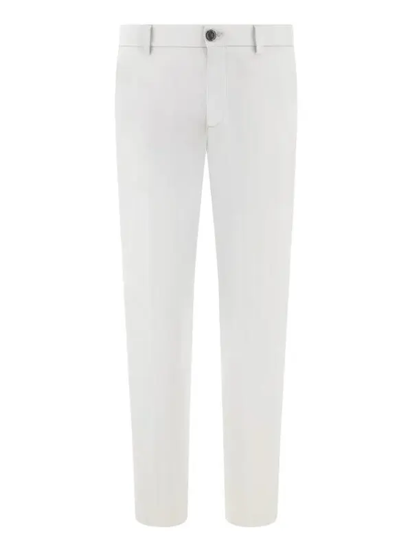 Boggi Milano Marcello Stretch Chinos - White