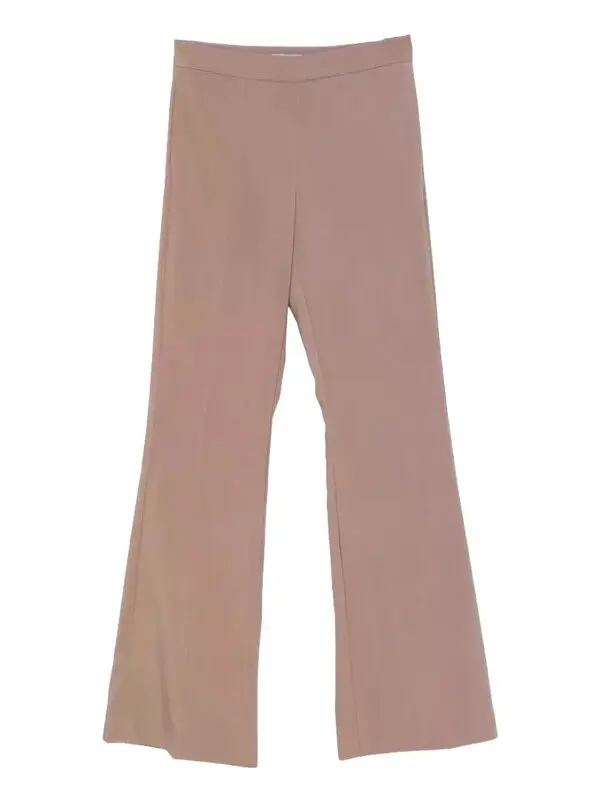 D.exterior Flared Trousers - Brown