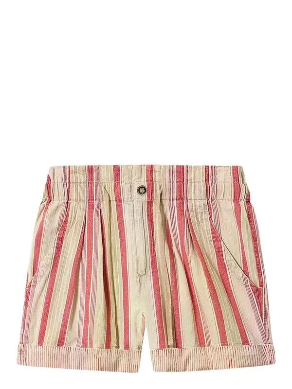 MARANT ETOILE Nirma Striped Shorts - Neutrals