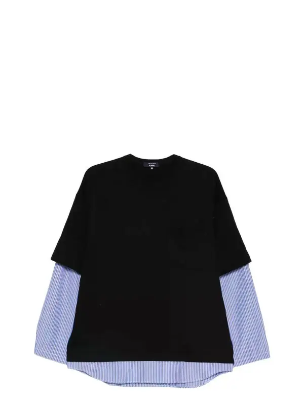 Comme Des Garçons Layered Sweatshirt - Black