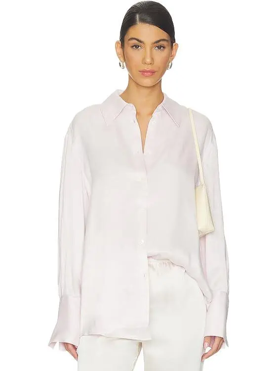 ANINE BING Bridget Shirt - Powder Pink