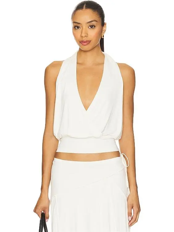 With Jéan Sharni Top - Off White