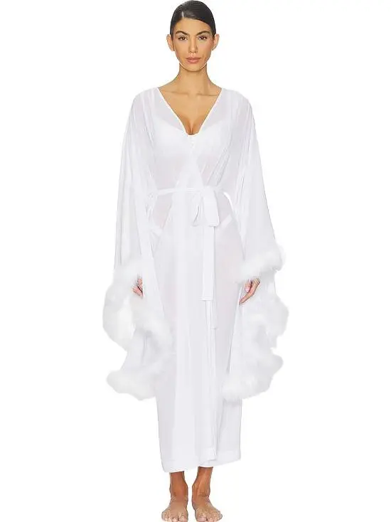 Sleeper Afrodita Lounge Robe - White