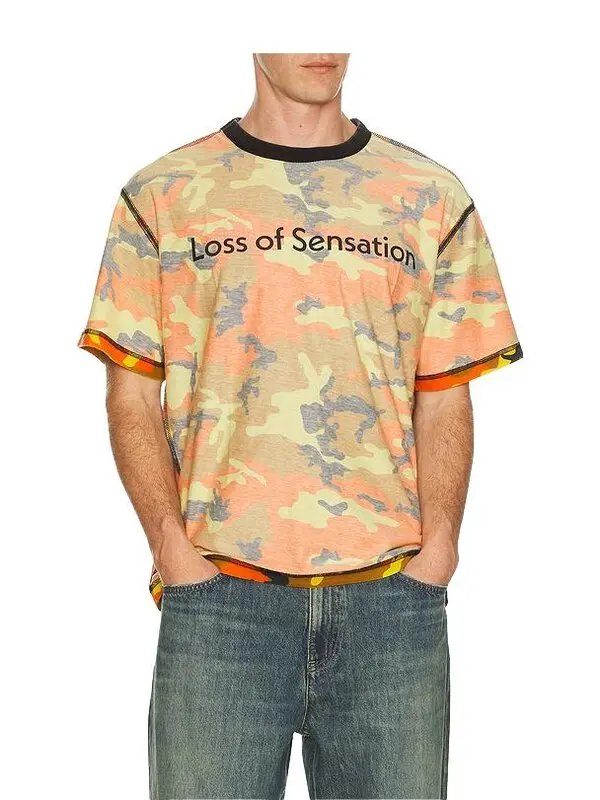 PLEASURES Sensation Camo Shirt - Orange