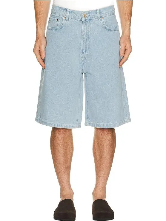 STAN RAY Wide Shorts - Ice Denim Short