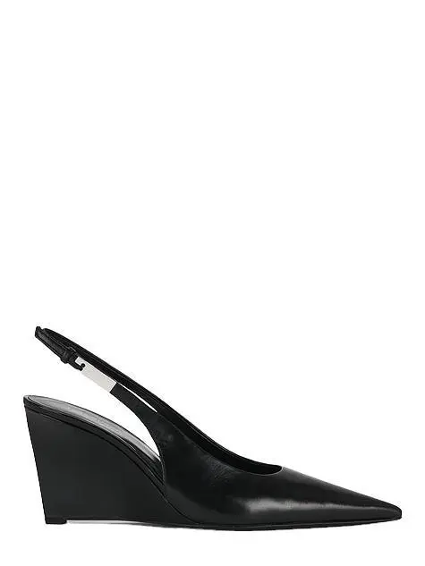 Tory Burch Gigi Slingback Wedge Pump - Perfect Black